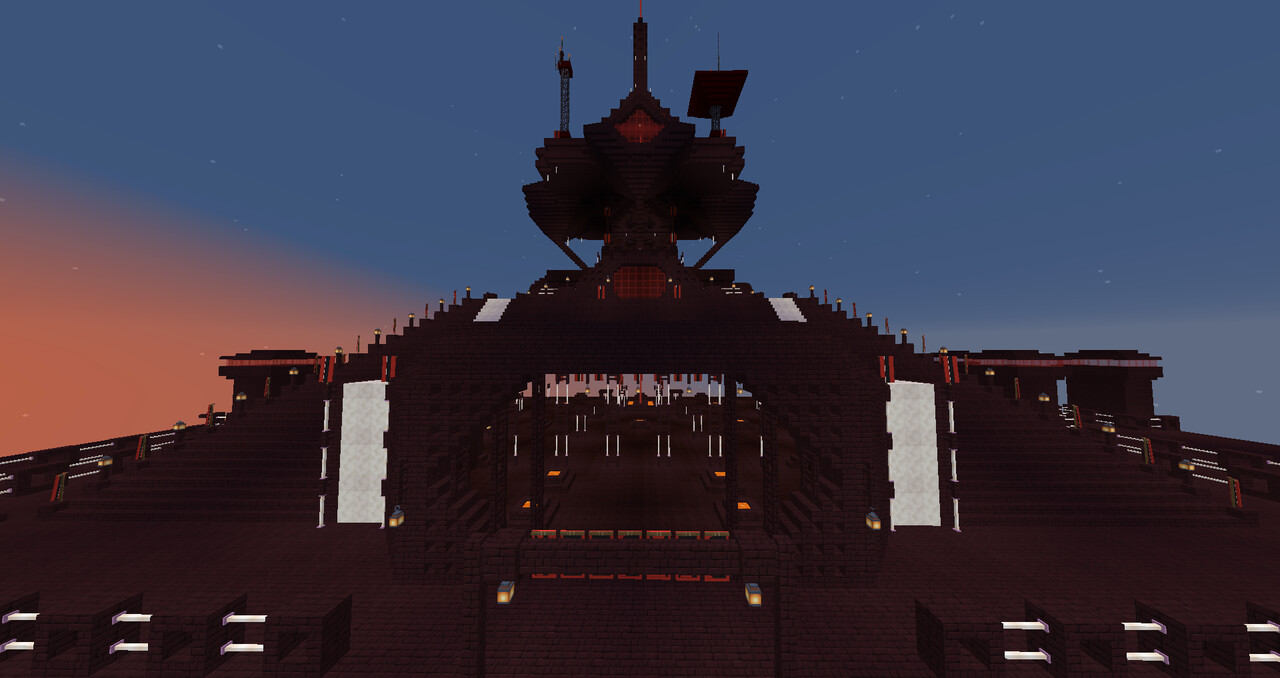 Nether Brick Central Citadel Minecraft Map