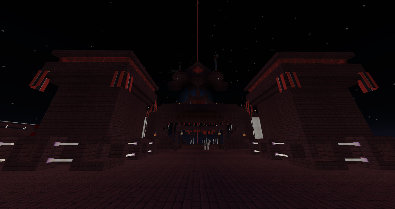 Nether Brick Central Citadel Minecraft Map