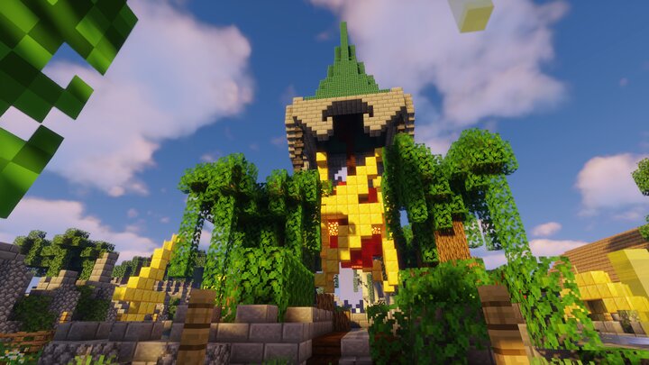 Custom lobby build for theflash.me server Minecraft Map