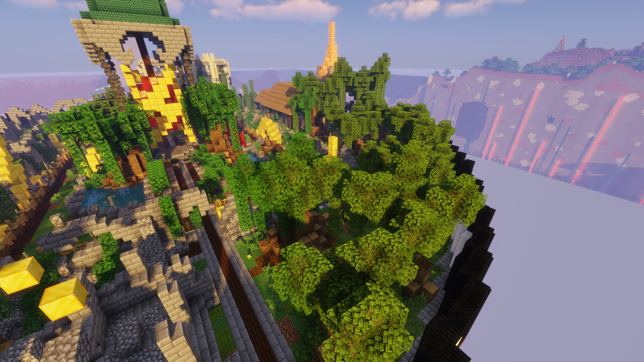 Custom lobby build for theflash.me server Minecraft Map