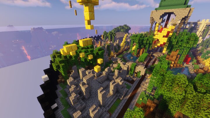 Custom lobby build for theflash.me server Minecraft Map