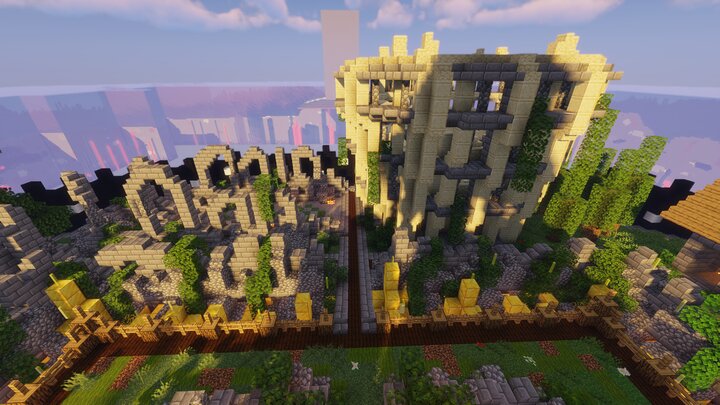 Custom lobby build for theflash.me server Minecraft Map