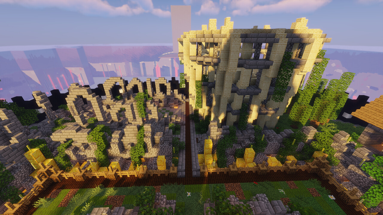 Custom lobby build for theflash.me server Minecraft Map