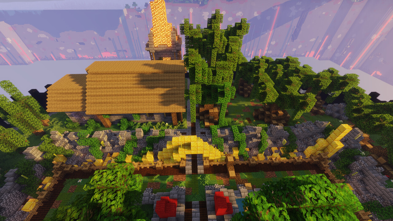 Custom lobby build for theflash.me server Minecraft Map