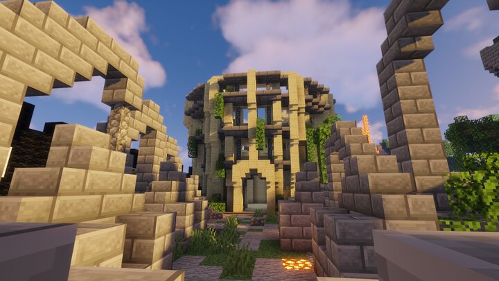 Custom lobby build for theflash.me server Minecraft Map