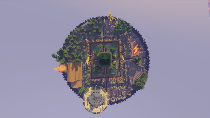 Custom lobby build for theflash.me server Minecraft Map