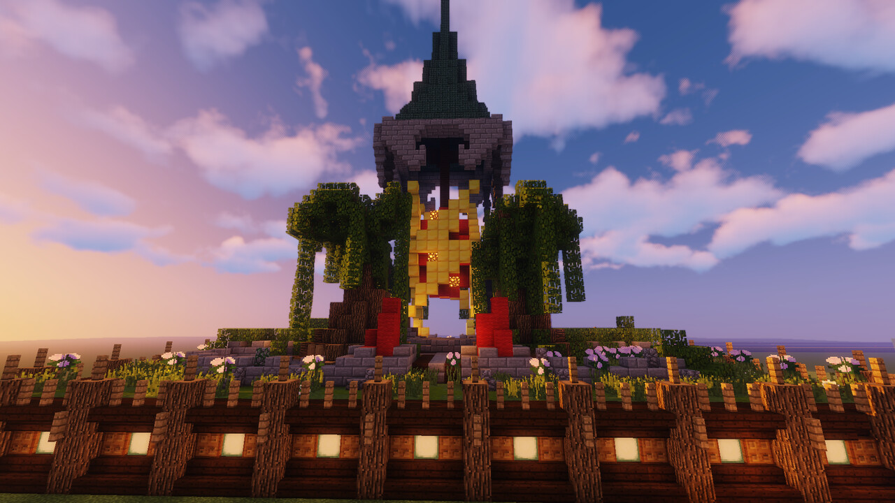 Custom lobby build for theflash.me server Minecraft Map