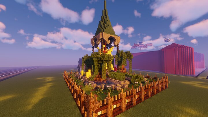 Custom lobby build for theflash.me server Minecraft Map