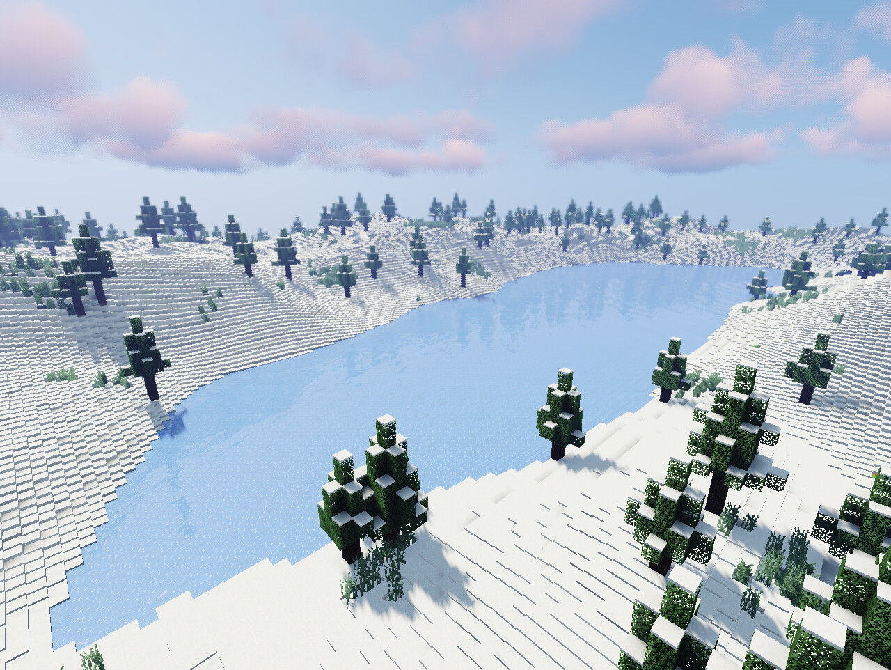 The Big Mountain with a cable-car Minecraft Map