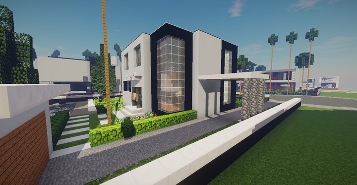Modern House #15 + schematics Minecraft Map