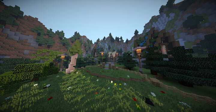 natural terrain Minecraft Map