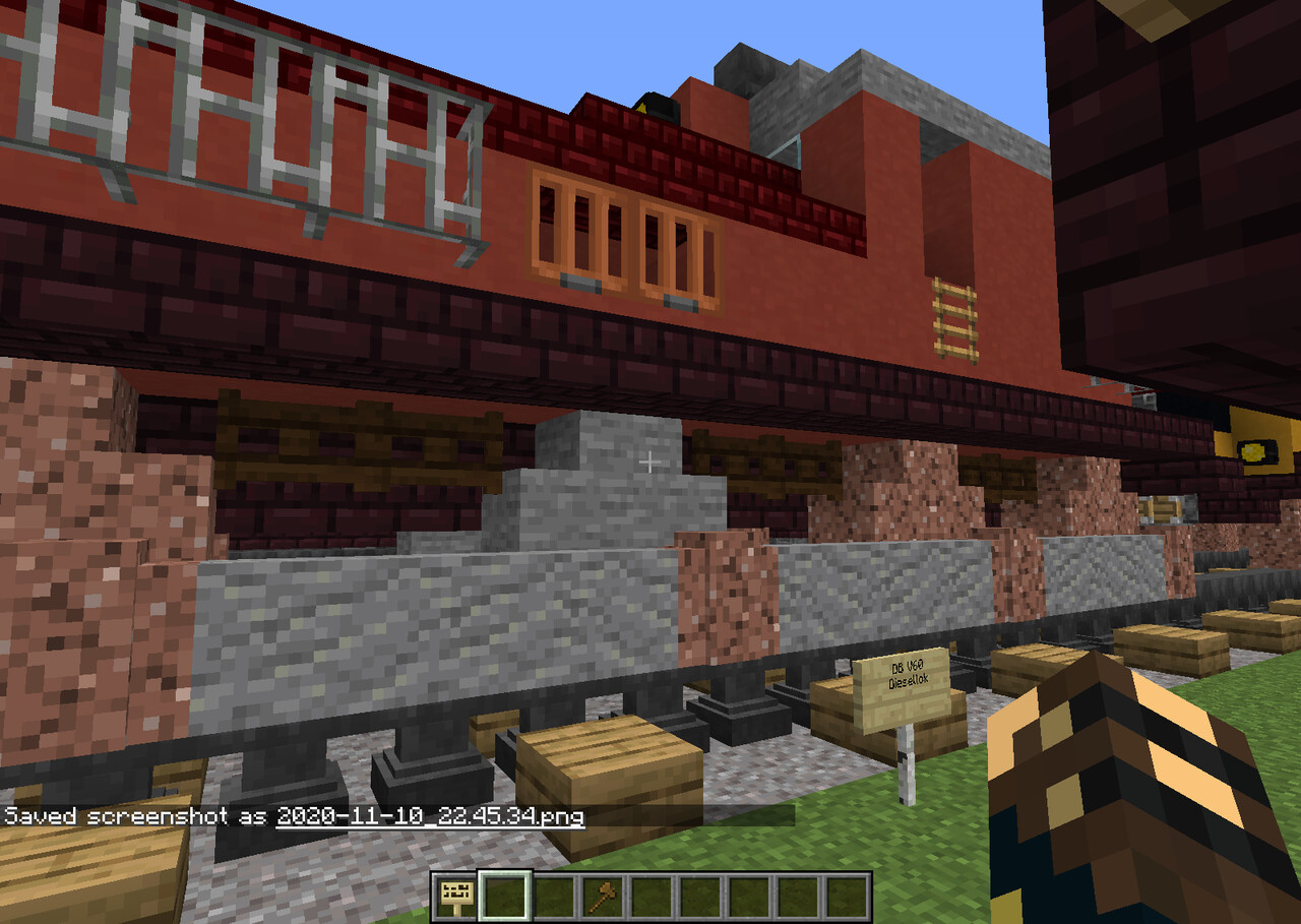 DB V60 Working Piston Engine Minecraft Map