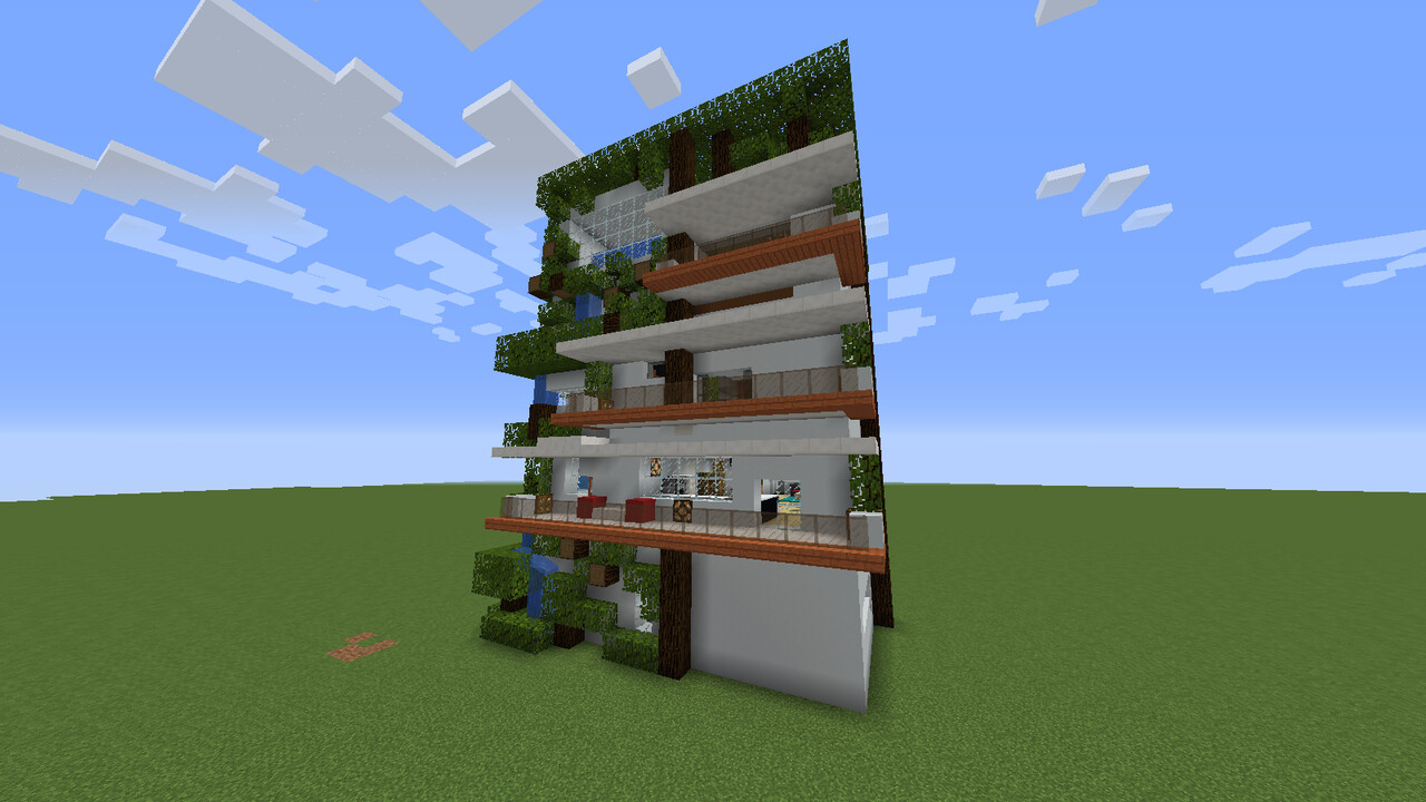 Modern building / Immeuble moderne Minecraft Map