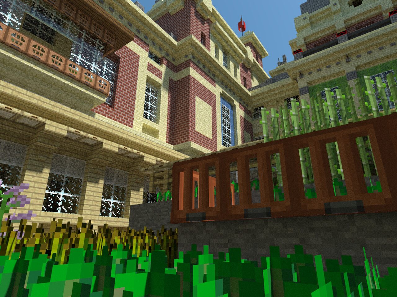 Brick Baroque Palace Minecraft Map