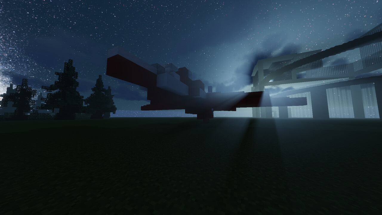 Royal Air Force (RAF) Red Arrows Plane Minecraft Map