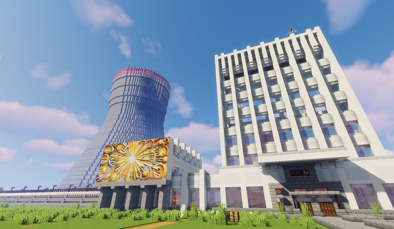 Soviet Nuclear Power Plant Minecraft Map