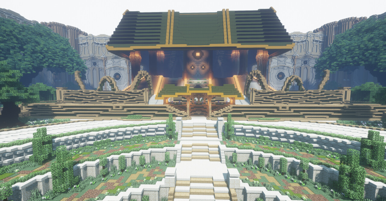 Earth Kingdom Palace, Inspired by Avatar the Last Airbender Minecraft Map