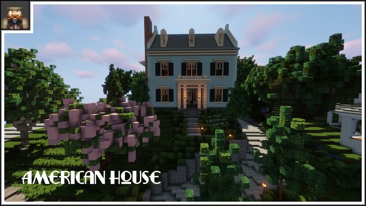 Minecraft Showcase - Amazing American House Minecraft Map