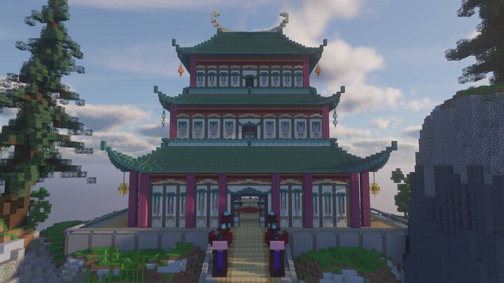 Asian Plaza Minecraft Map