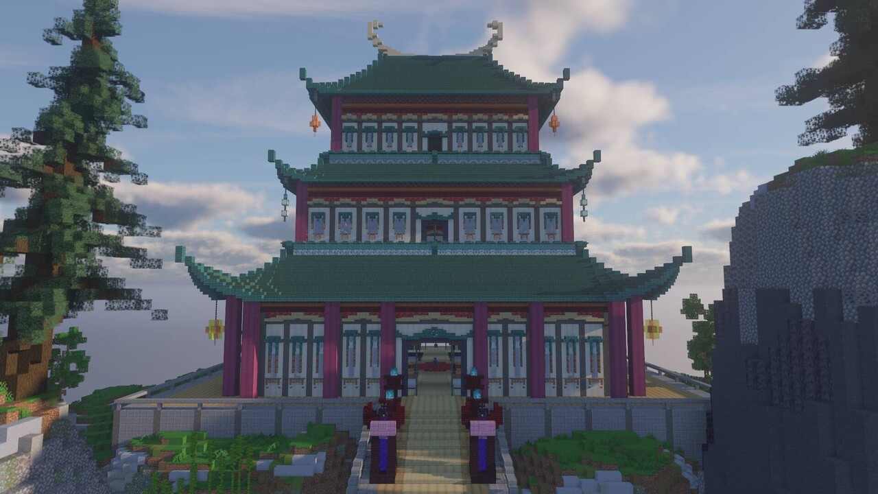 Asian Plaza Minecraft Map