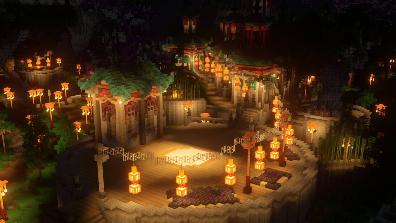 Asian Plaza Minecraft Map