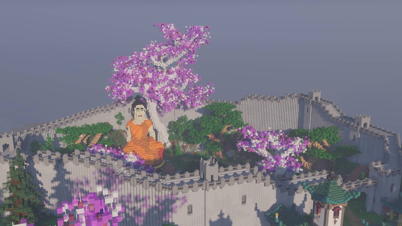 Asian Plaza Minecraft Map