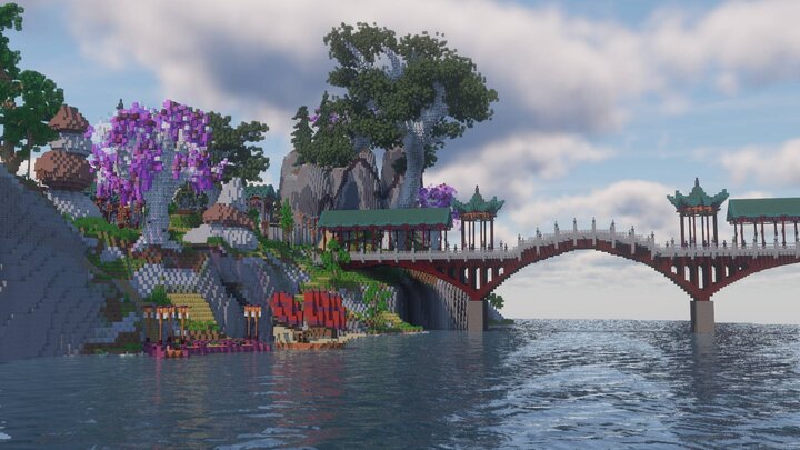 Asian Plaza Minecraft Map