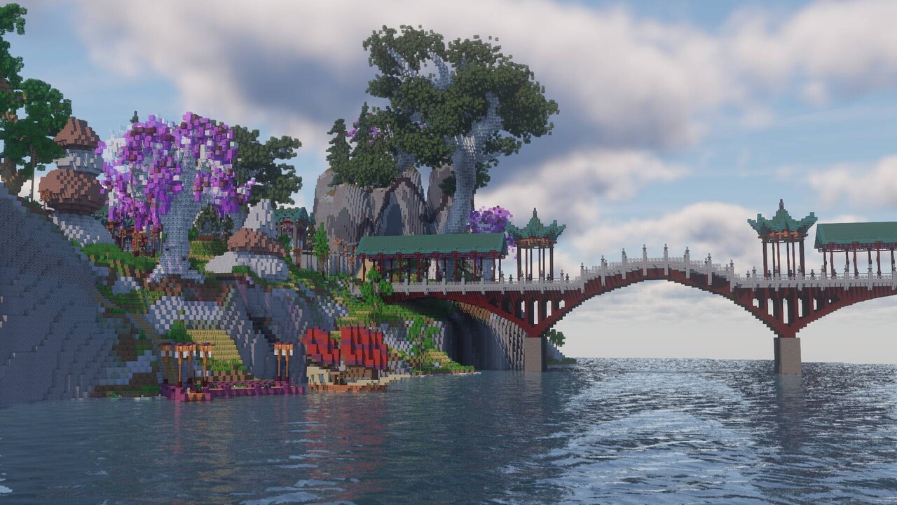 Asian Plaza Minecraft Map