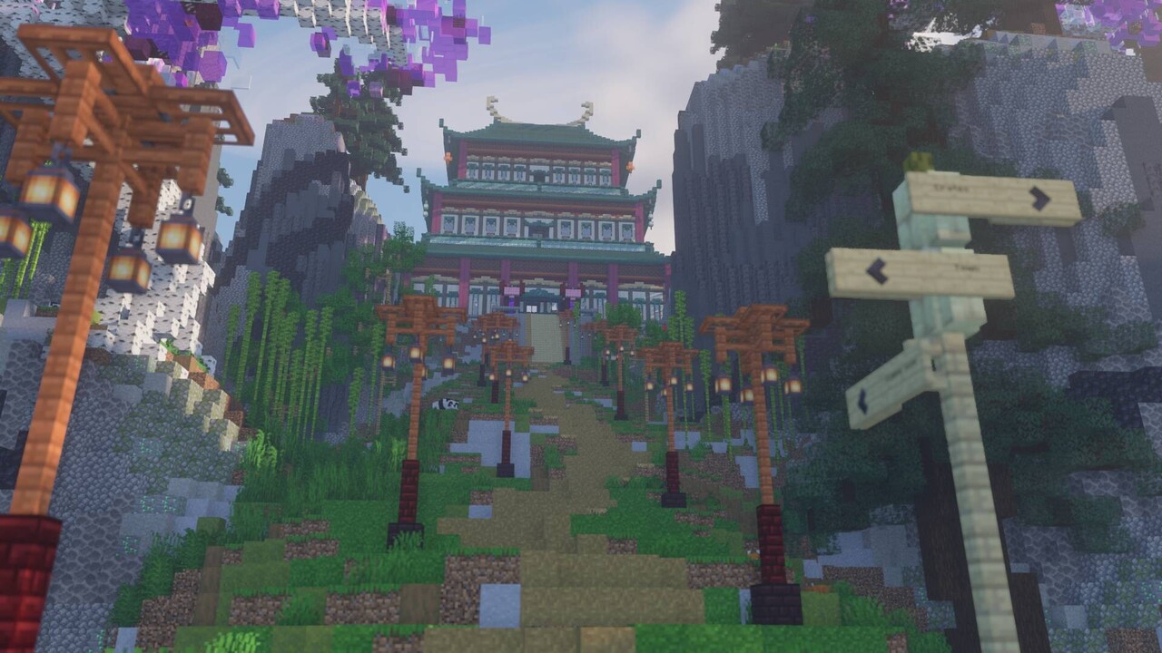 Asian Plaza Minecraft Map