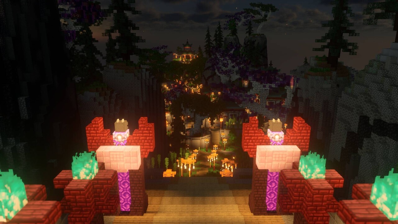 Asian Plaza Minecraft Map