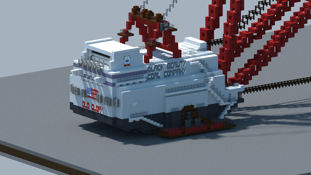 bucyrus-erie 2570-w walking dragline [With Download] Minecraft Map