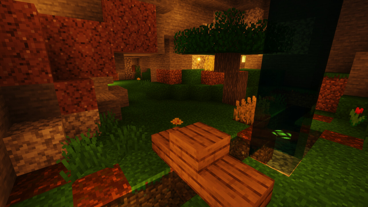 Underground Oasis Minecraft Map