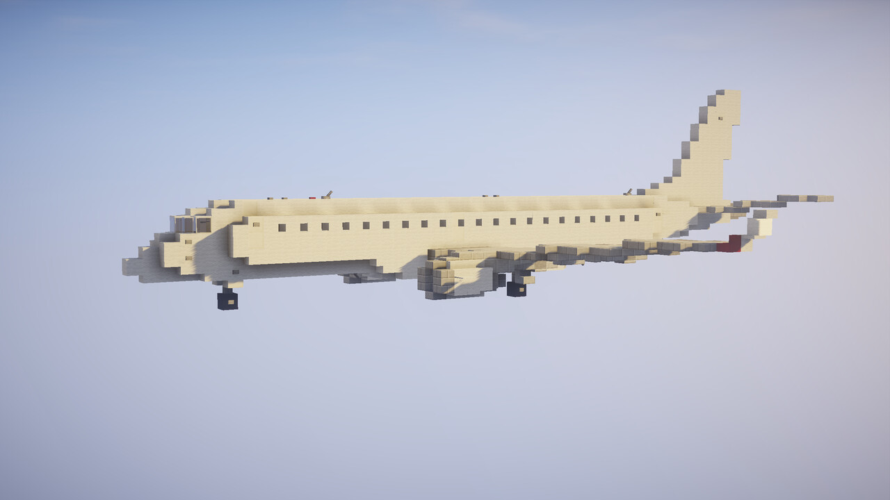 1,5:1 Embraer E190 + Liveries Minecraft Map