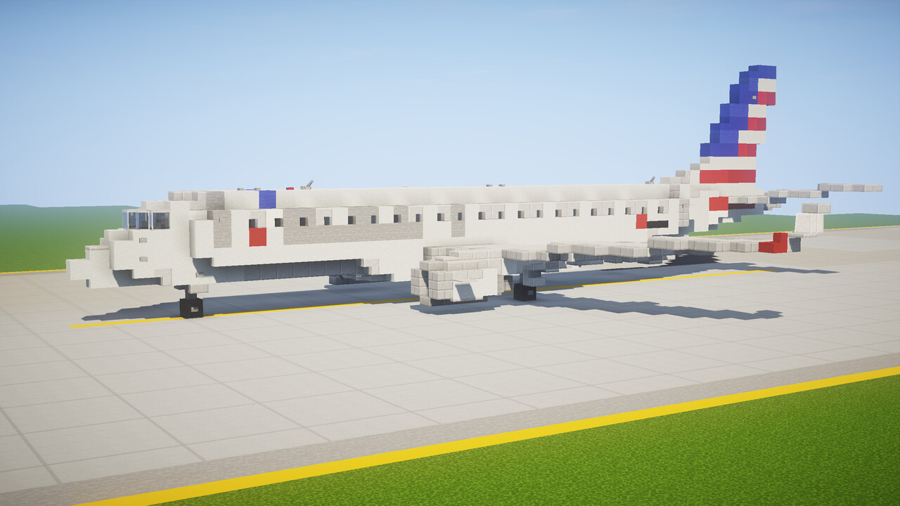 1,5:1 Embraer E190 + Liveries Minecraft Map
