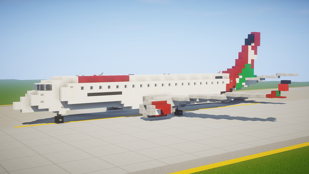 1,5:1 Embraer E190 + Liveries Minecraft Map