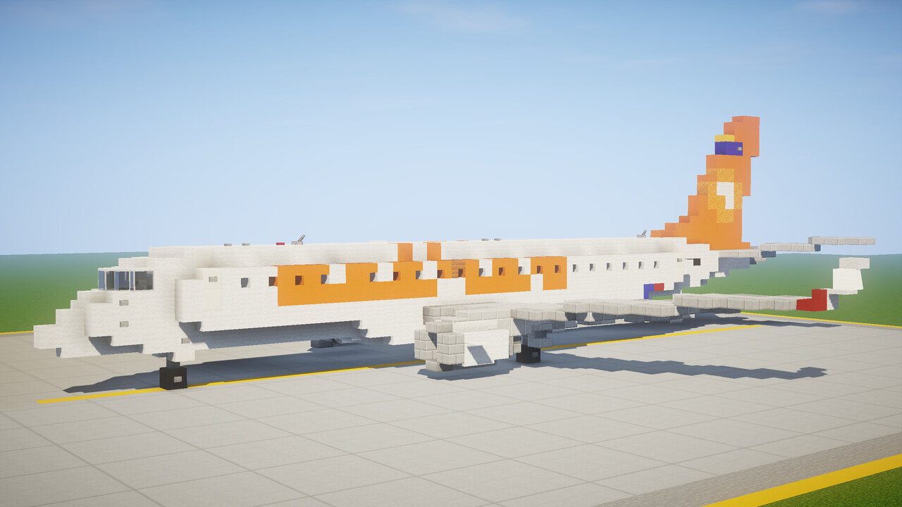 1,5:1 Embraer E190 + Liveries Minecraft Map