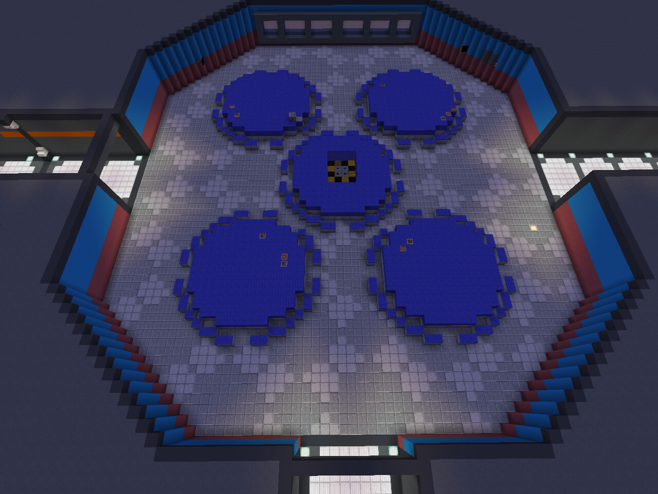 The Skeld from Among Us in real scale Minecraft Map