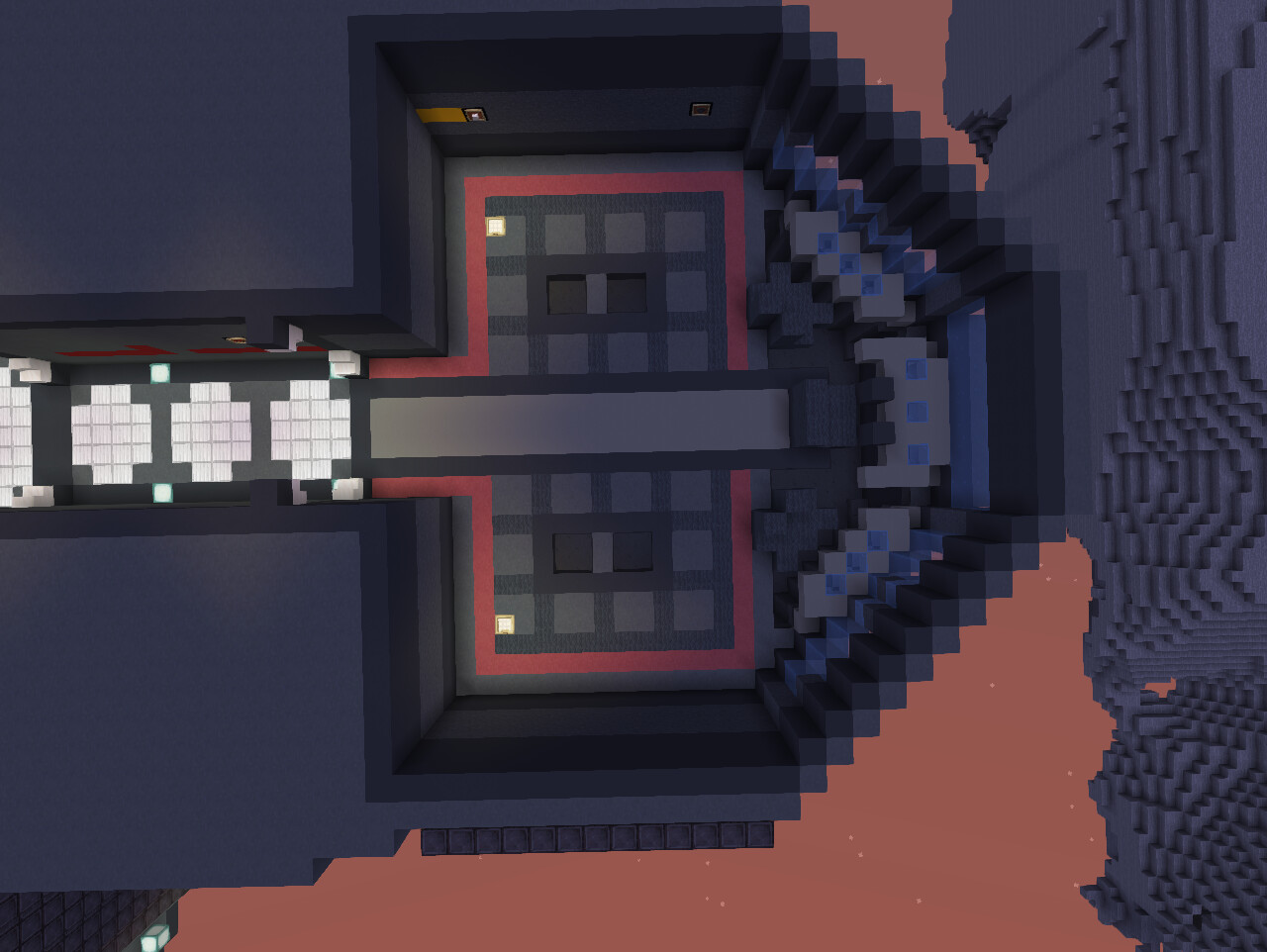 The Skeld from Among Us in real scale Minecraft Map