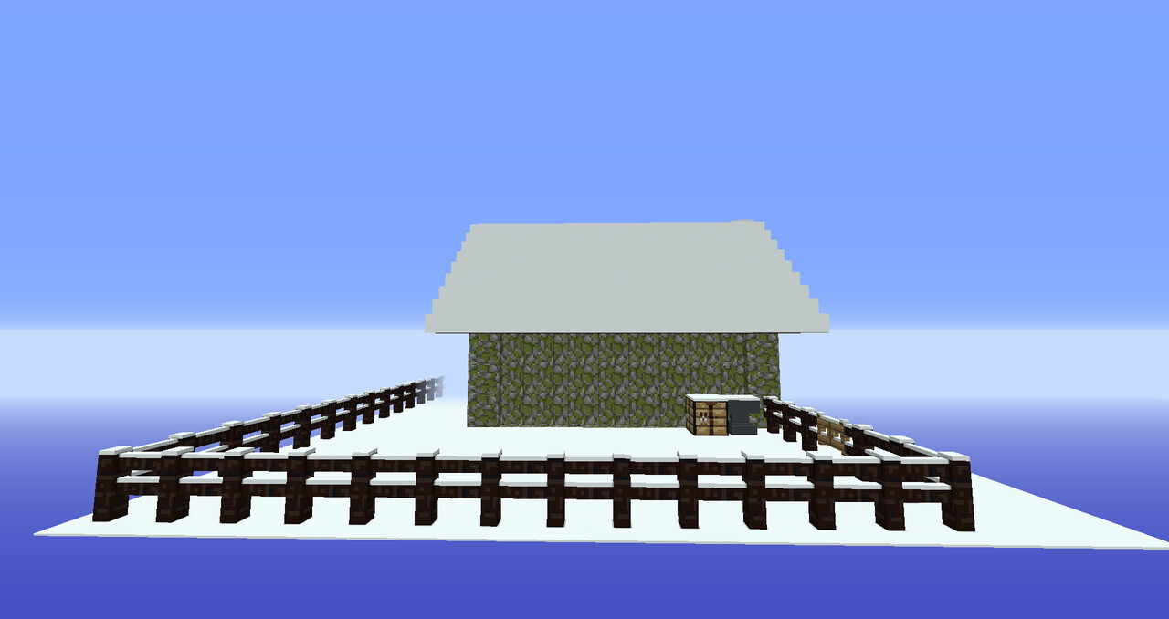 GC-City small life size House Winter Edition Minecraft Map