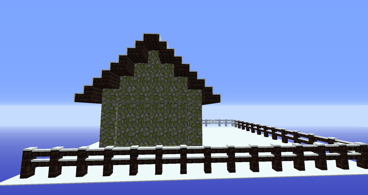 GC-City small life size House Winter Edition Minecraft Map