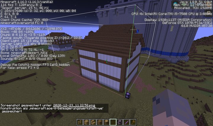 Age of Empires II - Westeuropean Siege Workshop Minecraft Map