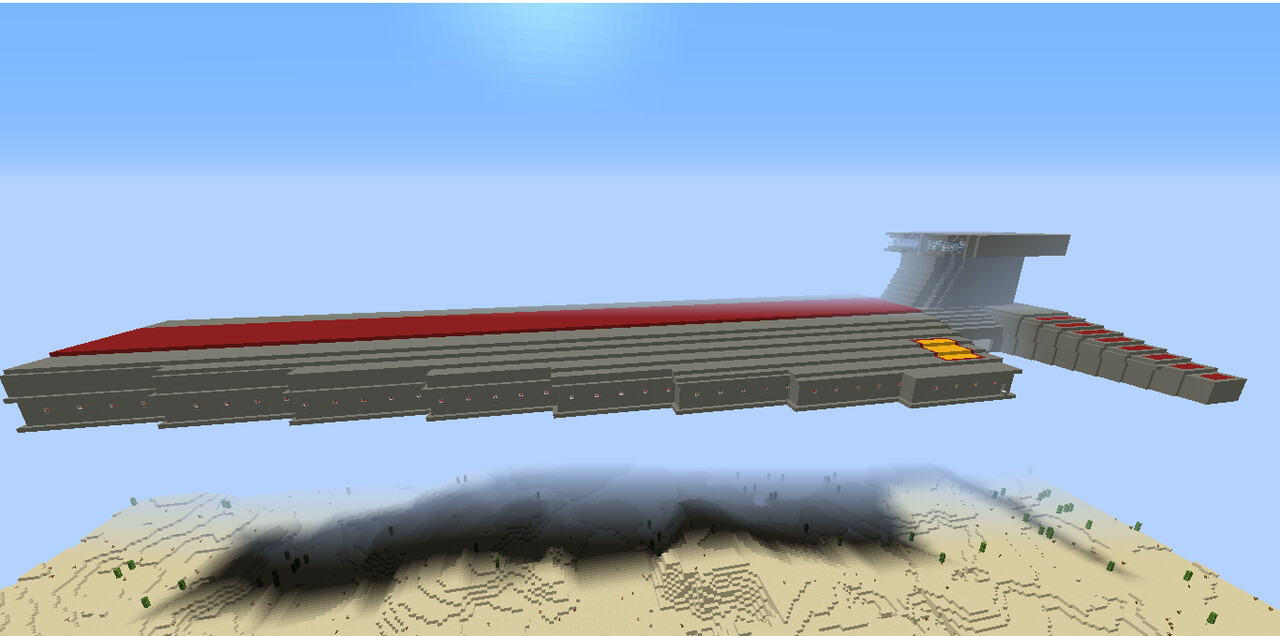 Star Wars Republic Cruiser on Tattooine Minecraft Map