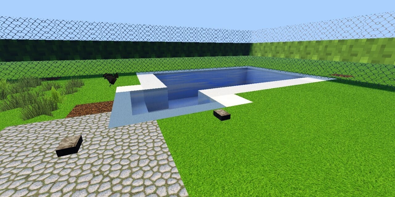 modern house v1 for minecraft bedrock Minecraft Map