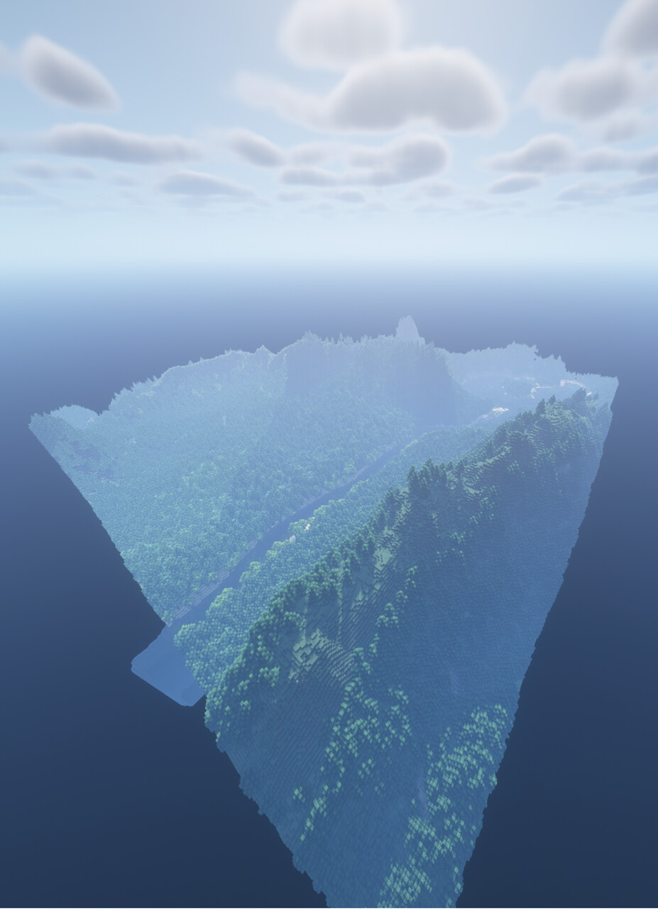 primo mondo riuscito con mod word-print Minecraft Map