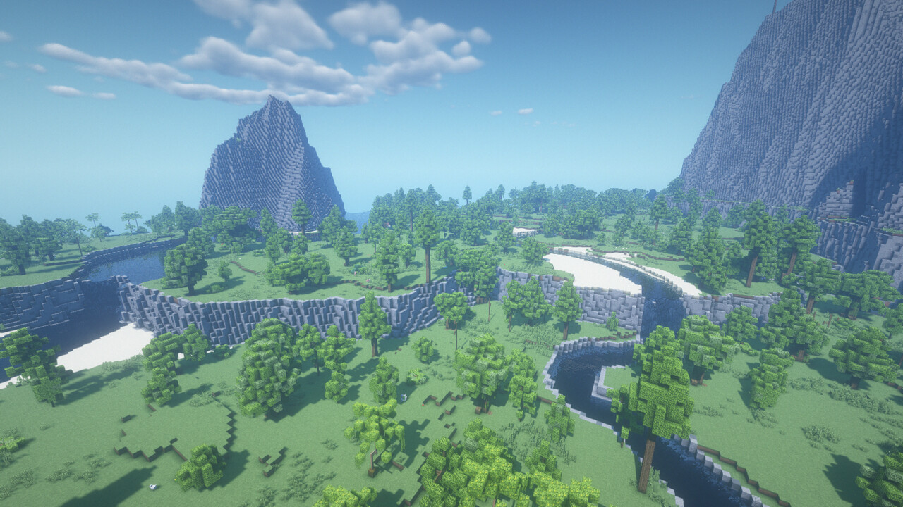 Waterfall Island Minecraft Map