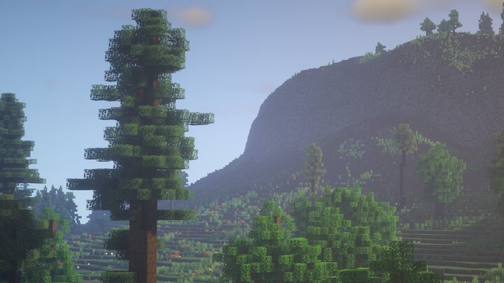 3,000 x 3,000 Mountainous Forest Map Minecraft Map