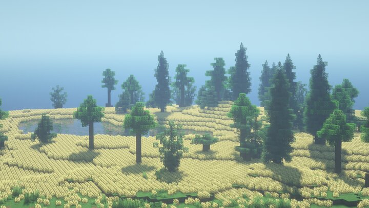 3,000 x 3,000 Mountainous Forest Map Minecraft Map