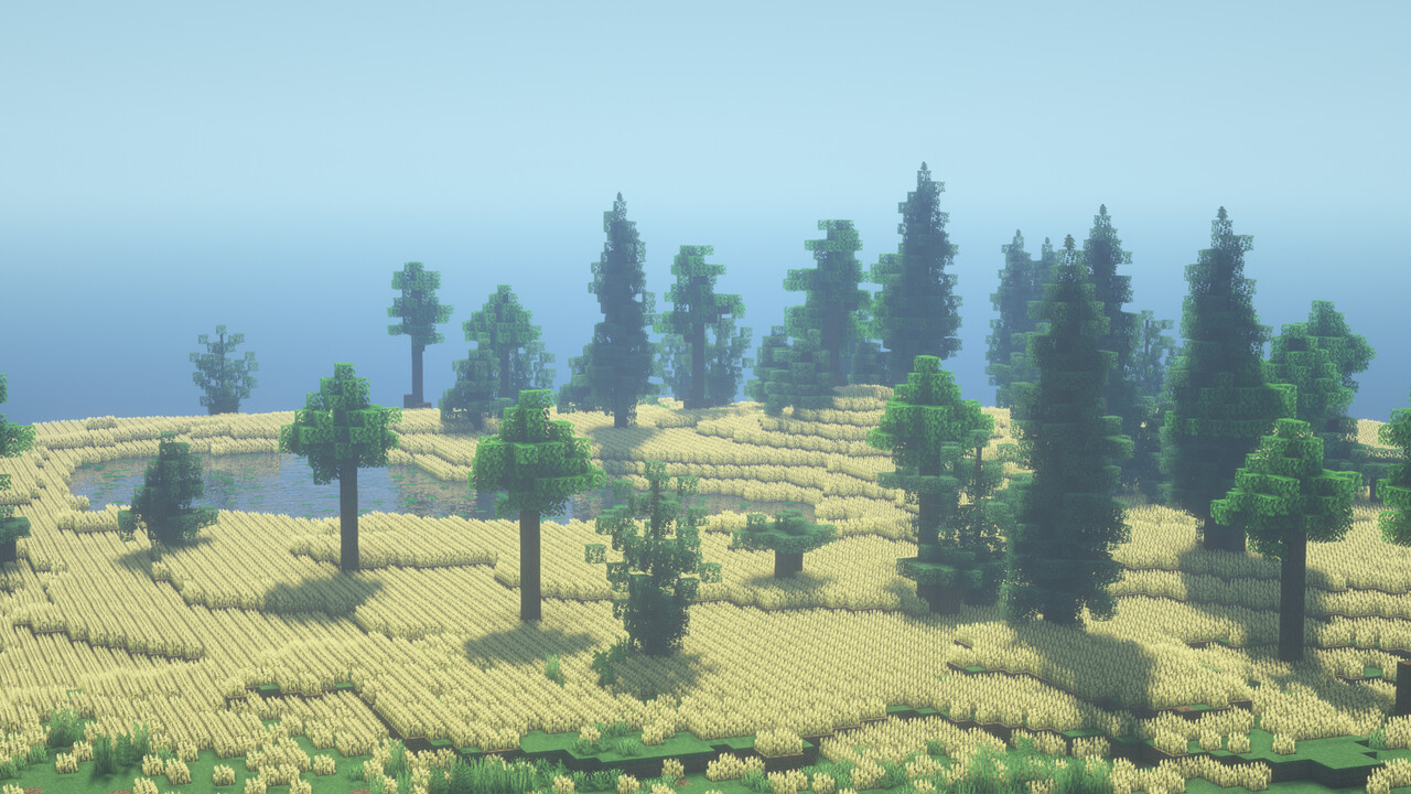 3,000 x 3,000 Mountainous Forest Map Minecraft Map