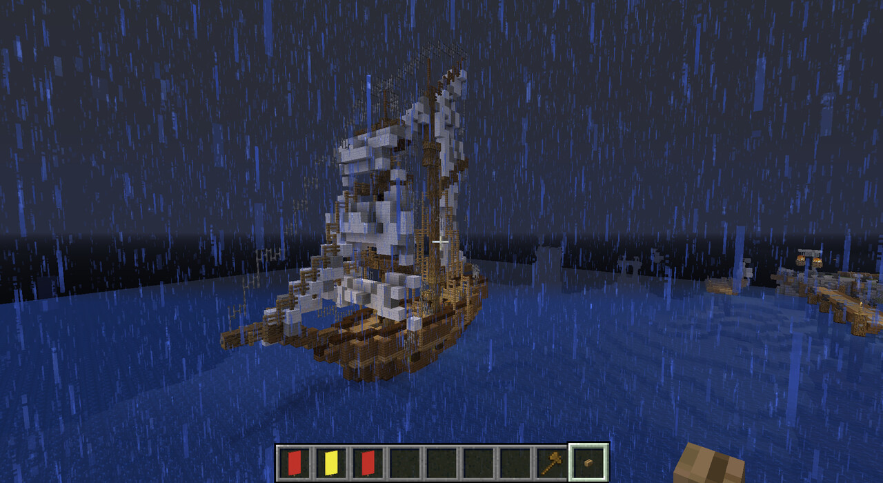 medieval ship with interior - bateau médiéval avec aménagement ...