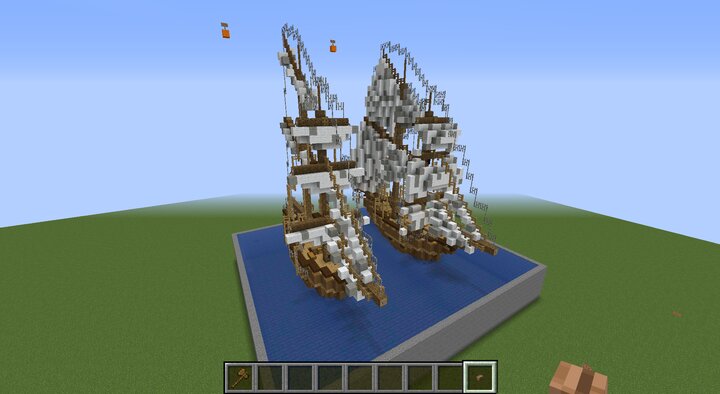 medieval ship with interior - bateau médiéval avec aménagement ...